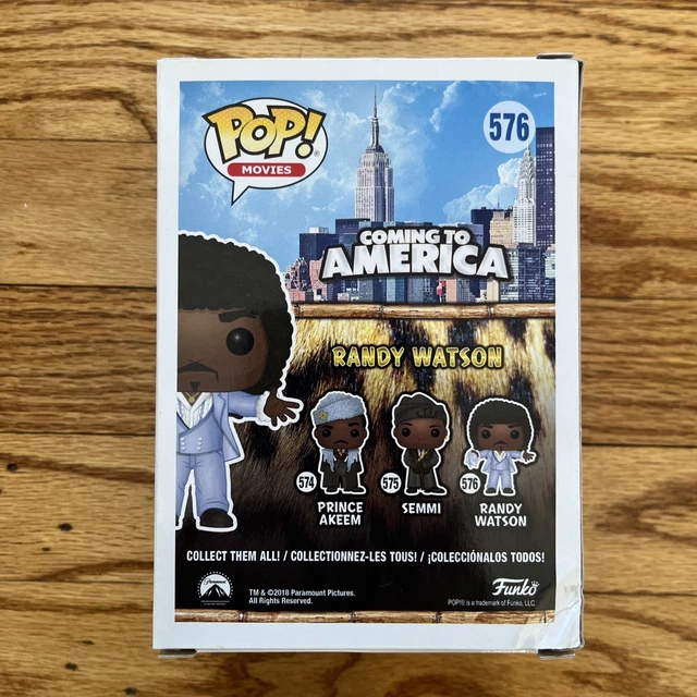 FUNKO POP! RANDY Watson Coming to America Funko Shop Exclusive #576 £49 ...