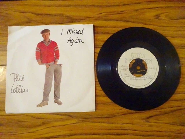 PHIL COLLINS - I Missed Again (Virgin 1981) 7" Single EUR 1,39 ...
