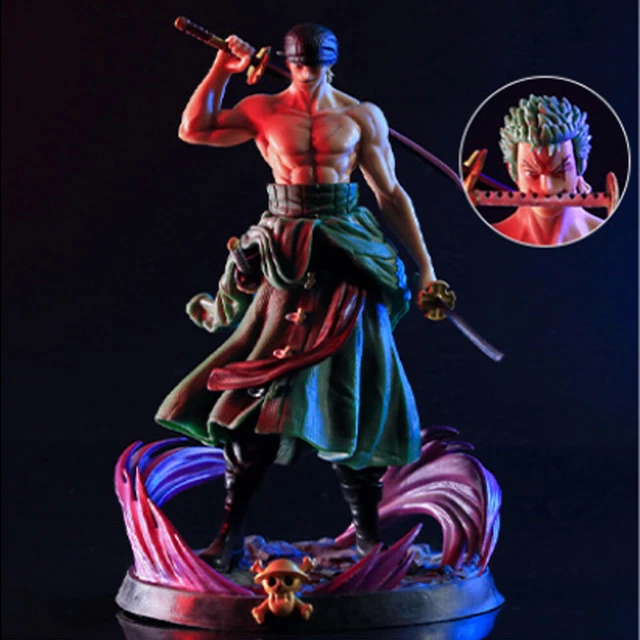 ANIME ONE PIECE Santōryū Two Headed Roronoa Zoro immagine modello ...