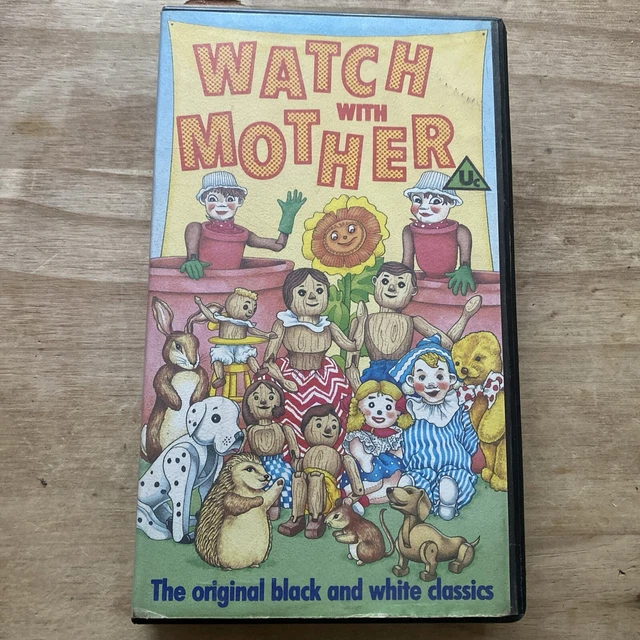 WATCH WITH MOTHER VHS Video Tape 1987 Original Black & White Classics ...
