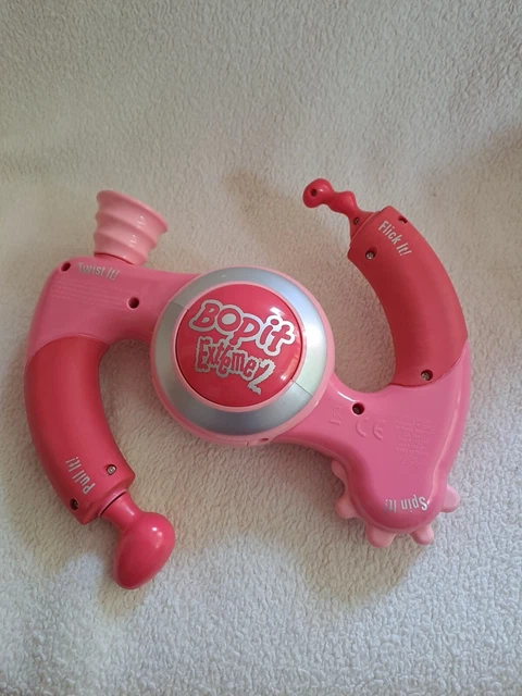 HASBRO BOP IT Extreme 2 Pink Electronic Handheld Game Vintage 2002 New ...