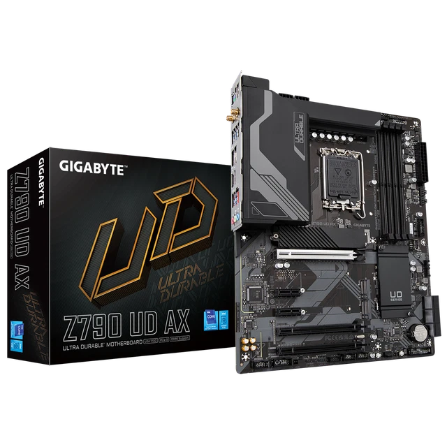 GIGABYTE Z790 UD AX LGA 1700 socket 13th and 12th Generation Intel DDR5 ...