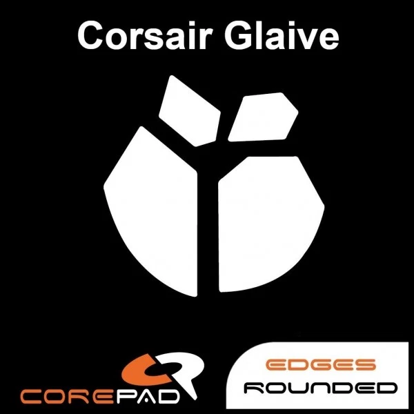 COREPAD SKATEZ CORSAIR Glaive Ersatz Mausfüße Hyperglides PTFE Teflon ...