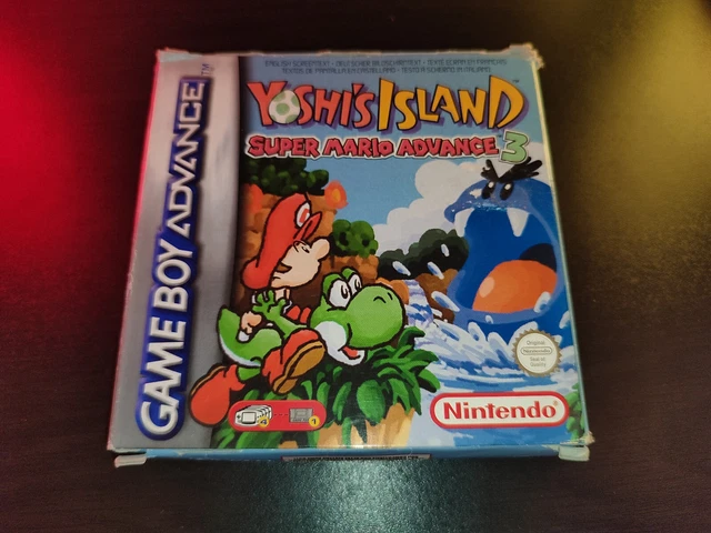 BOX ONLY - Yoshi's Island Super Mario Advance 3 GBA Nintendo Game Boy ...
