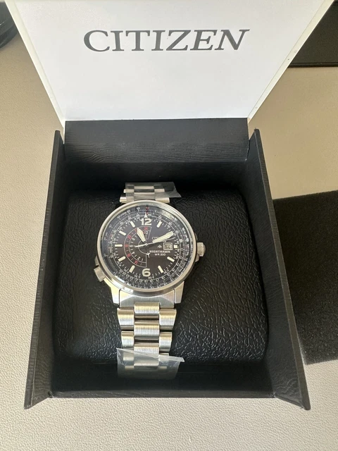 CITIZEN MEN'S PROMASTER Air Nighthawk Black Dial Eco-Drive Watch ...