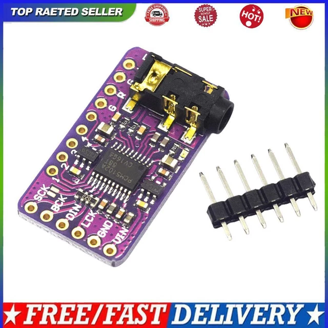PCM5102 DECODER SOUND Card Board I2S IIS Interface Use for Arduino ...