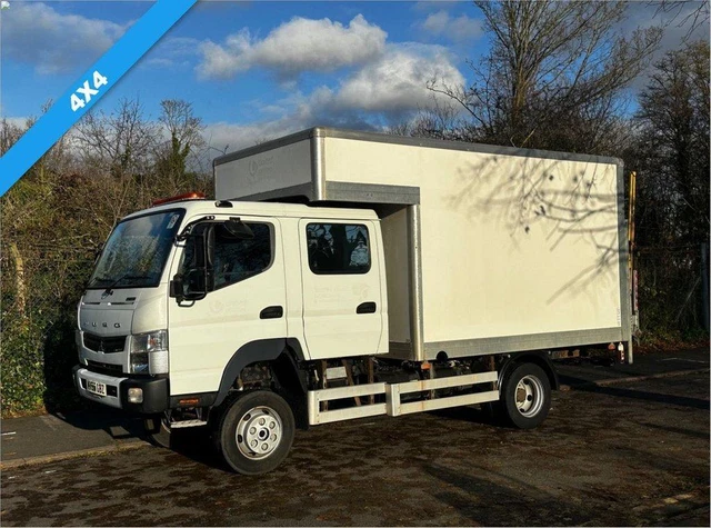 2015 65 MITSUBISHI Fuso Canter 3.0 6C18D 173 Bhp 4X4 Double Cab Luton ...