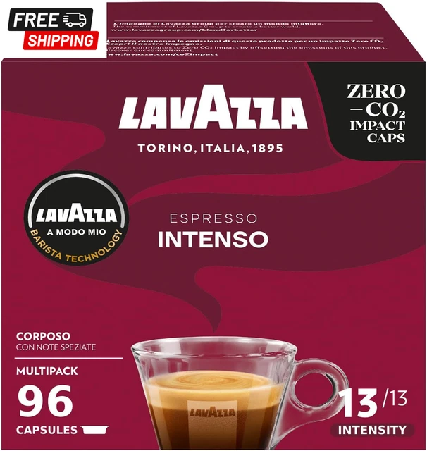 LAVAZZA, A MODO Mio Espresso Intenso, 96 Coffee Pods, Arabica and ...