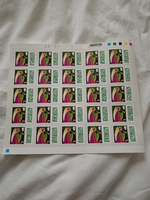 50 CHRISTMAS ROYAL Mail 2nd Class Stamps 2025 And Card £37.08 - PicClick UK