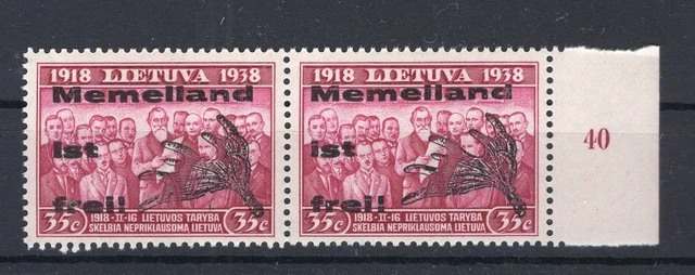 MEMEL III / I+II Beautiful Types Together Pressure MNH Mint 67+ Eur ...