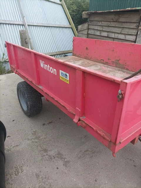 WINTON TIPPING TRAILER WTL15 1.5tn Capacity £516.70 - PicClick UK