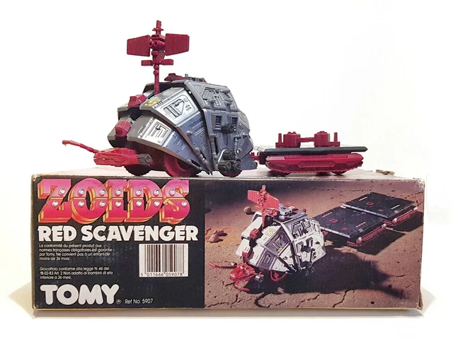 RED SCAVENGER / Gustav Tomy Zoids (OER 1986) Vintage 1980s Zenebas ...