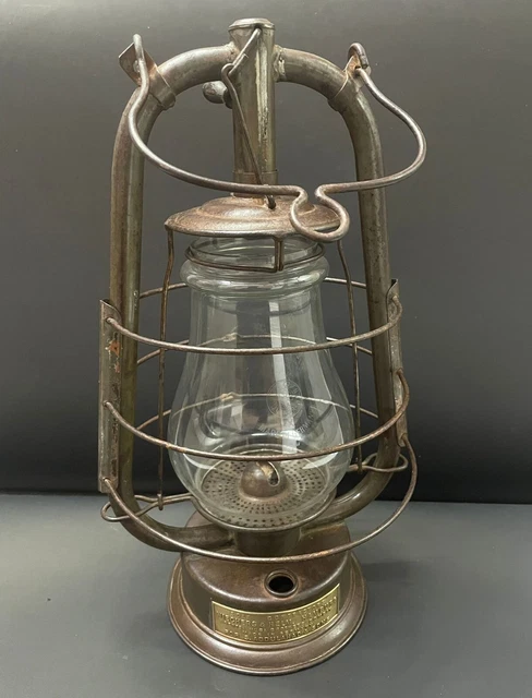 OLD VINTAGE RARE Wiechers & Helm Hurricane Iron Lantern Lamp No.233942 ...