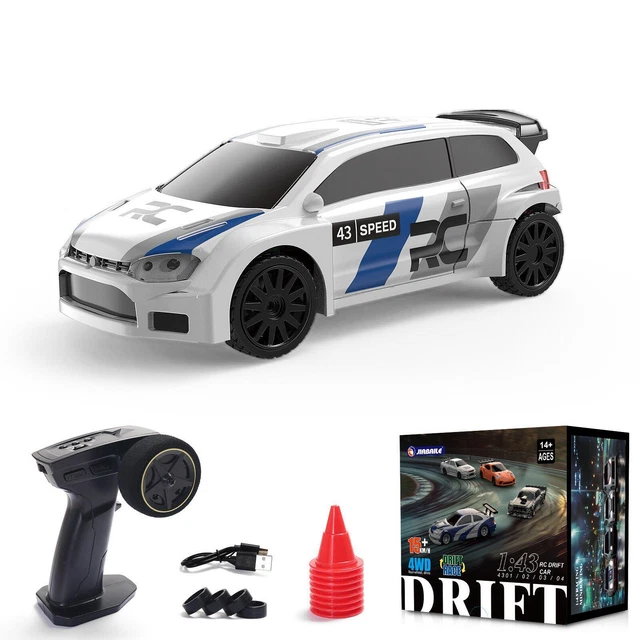 2.4G MINI RC Drift Car 1/43 Racing Vehicle 4WD RTR Mini Car Toy Light ...