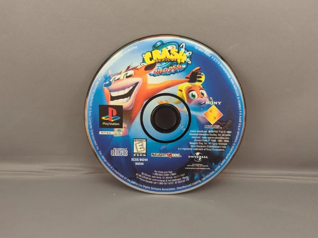 * CRASH BANDICOOT 3 Warped - Black Label (Sony PlayStation 1 PS1) Disc ...