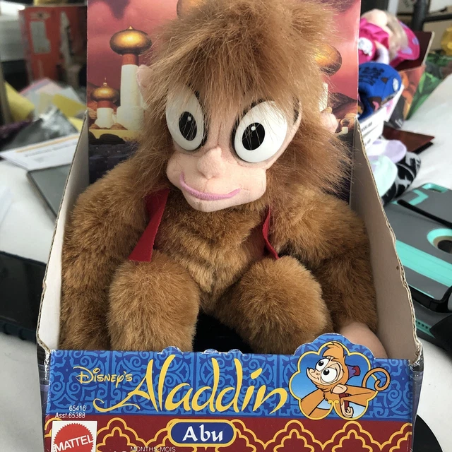 DISNEY ALADDIN ABU Plush 9" Monkey Mattel Arcotoys Mib £40.00 - PicClick UK