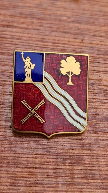 #2 WWII 306TH Field Artillery Battalion DUI DI Crest pin £23.53 ...