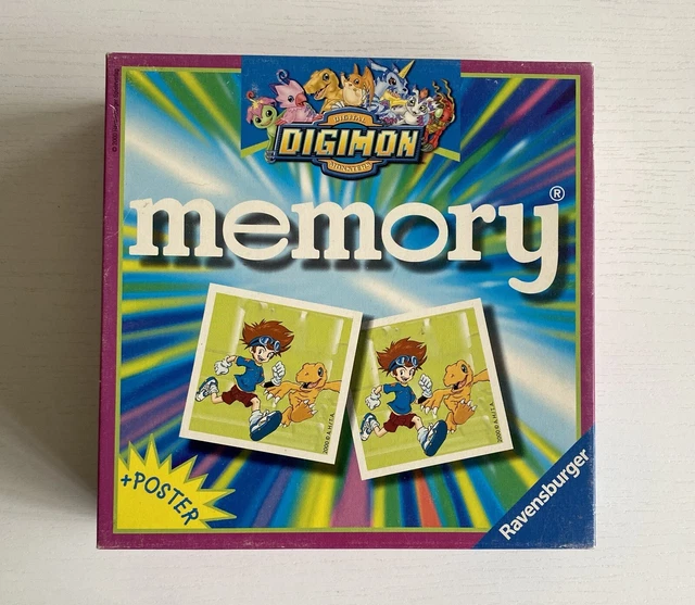 DIGIMON MEMORY - Jeu société rare vintage -Ravensburger -Complet EUR 5 ...