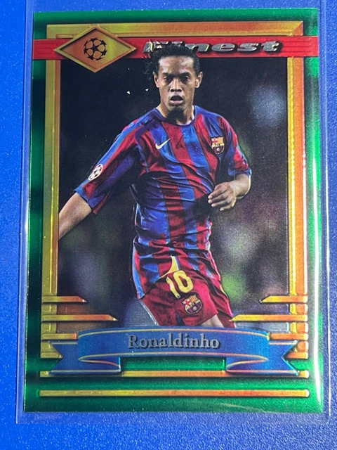 TOPPS FINEST FLASHBACK UCC 22/23 Base Fc Barcelone Ronaldinho #99 EUR 6 ...