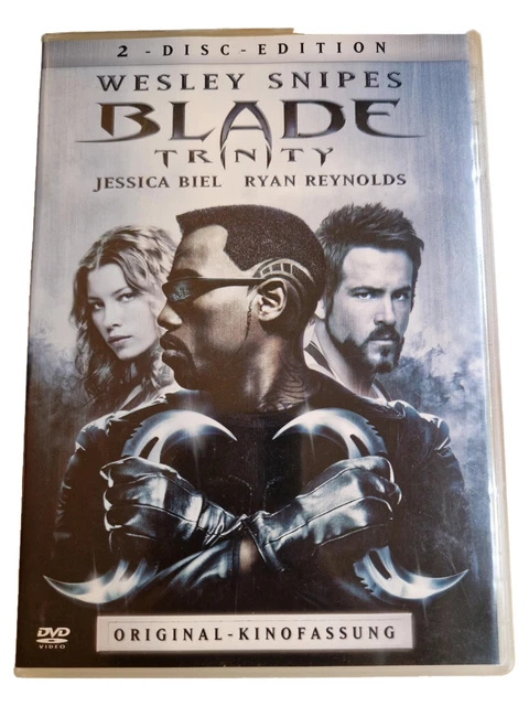 BLADE TRINITY DVD Superhelden Science-Fiction Actionfilm Wesley Snipes ...
