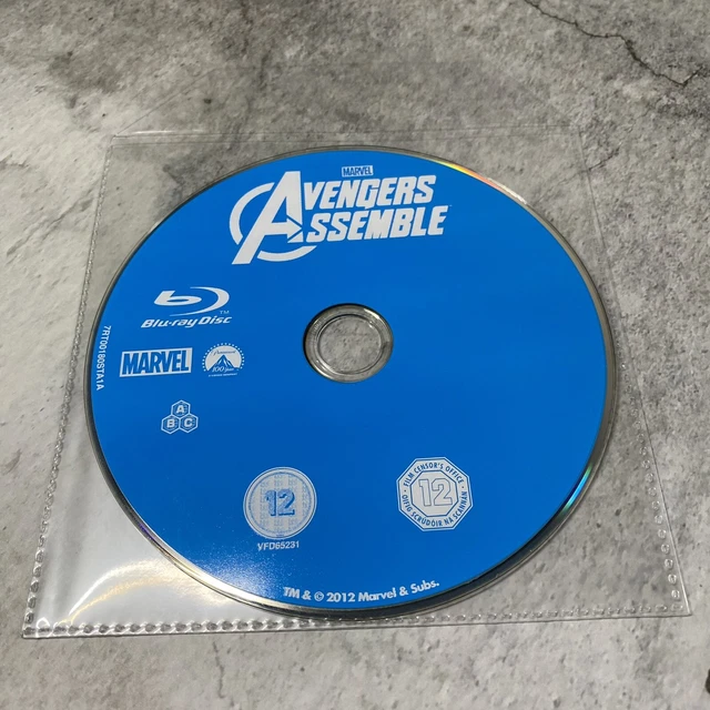MARVEL AVENGERS ASSEMBLE - Blu Ray Disc Only Sleeve Only £1.80 ...