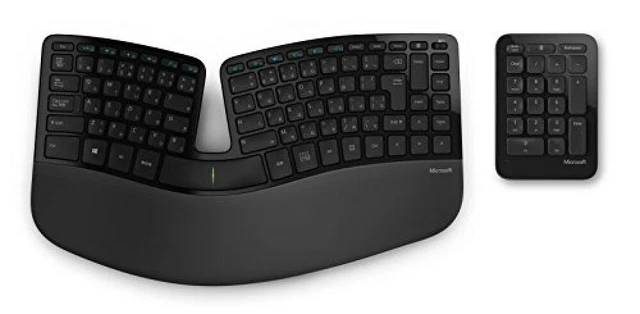 MICROSOFT WIRELESS KEYBOARD 5KV-00006 Sculpt Ergonomic Keyboard ...