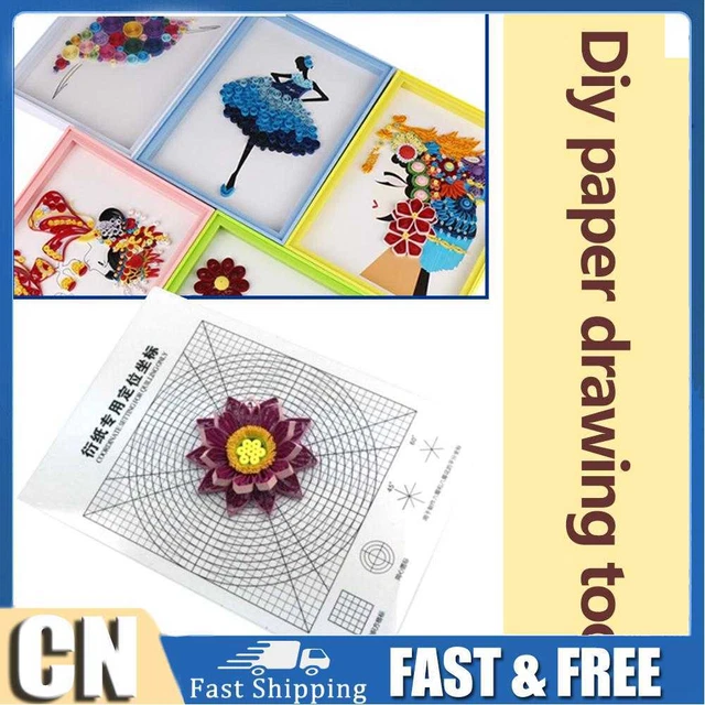 RELEASE DRAWING LOCATING Paper Craft Quilled Setting for DIY Paper ...