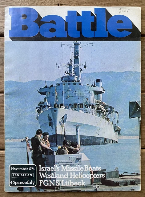 VINTAGE BATTLE MAGAZINE No. 8 Nov 1974 Issue: War Military Soldiers ...
