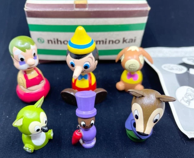 DISNEY MANGA KOKESHI Figure Pinocchio Japanese Vintage 70's Showa Retro ...