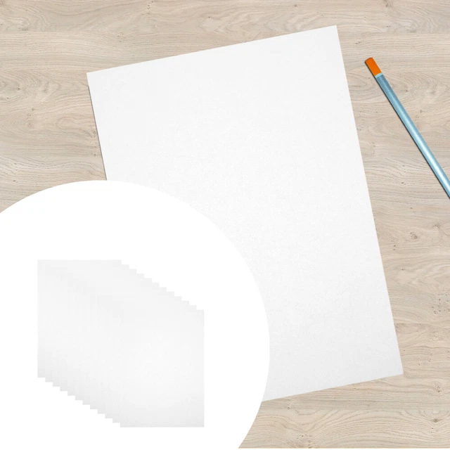 100 SHEETS PRINTABLE Sticker Paper Clear Copy Transparent Chinese ...