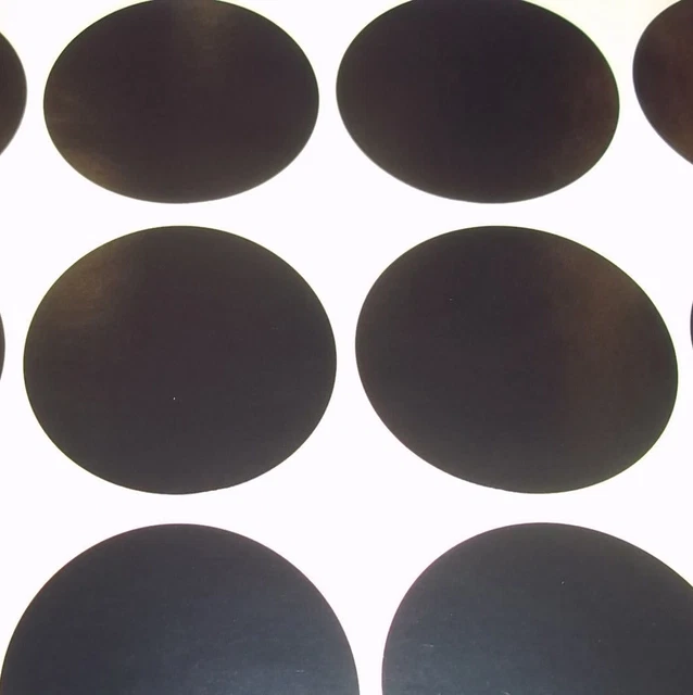 100 NOIR 13MM 1.3cm Points de Code de Couleur Rond Stickers Adhésif ...