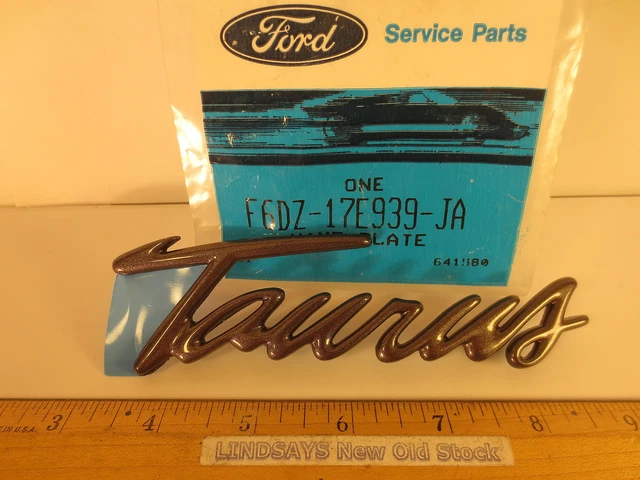 FORD 1996/97 TAURUS "NAME PLATE" Attaches to rear bumper, Graphite ...