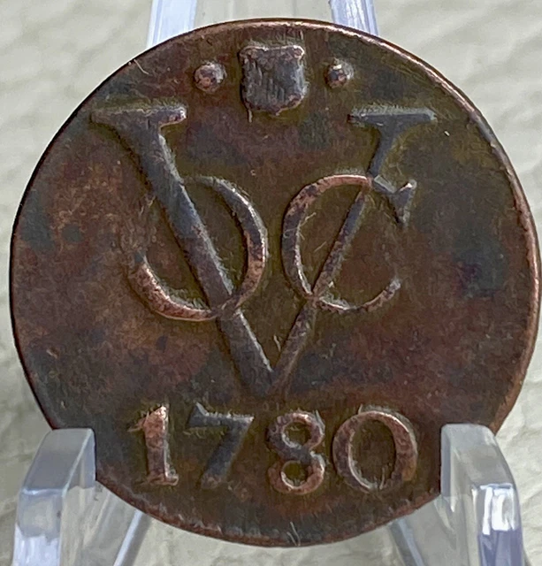 BEAUTIFUL OLD 1780 Coin Dutch East Indies Duit VOC Great Details $43.00 ...