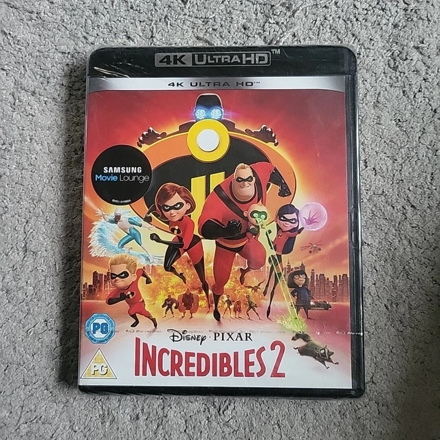 DISNEY PIXAR INCREDIBLES 2 4K Ultra HD Blu-Ray - DVD VYVG The Cheap Fast Free £6.00 - PicClick UK