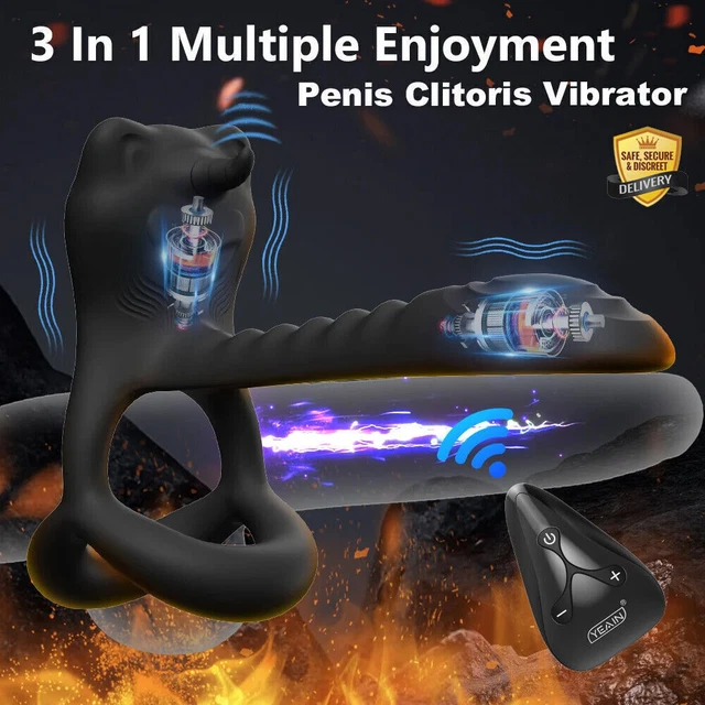 G-SPOT-MASSAGER-PENIS-VIBRATING-REMOTE-CONTROL-COCK-SEX-RING-VIBRATOR ...