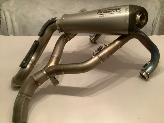 BMW R9T R Nine T Full Akrapovic High Level Exhaust System Titanium ...