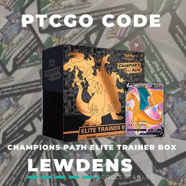 CHAMPIONS PATH ELITE Trainer Box - Pokemon PTCG Online Code - Digital ...