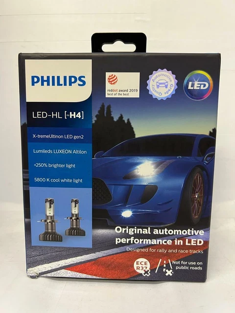 SALE! PHILIPS LED H4 X-tremeUltinon Gen2 Headlight Bulbs 11342XUWX2 ...