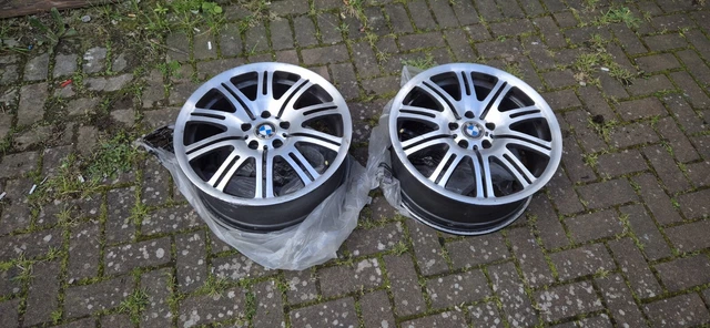 4X GENUINE BMW E46 M3 19" Diamond Cut Style 67M Double Spoke Alloy ...