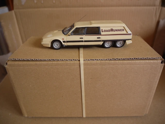 CITROEN CX 1/43 Loadrunner 6 roues 1 déco Loadrunner marque Original ...