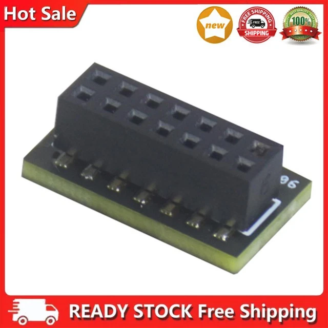 REMOTE CARD SPI TPM SPI Module TPM 2.0 Module Chip 14 Pin for Asrock ...
