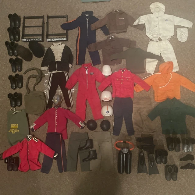 ACTION MAN VINTAGE JOB LOT 1960s/70s CLOTHING ETC PLUS ACCESSORIES see ...