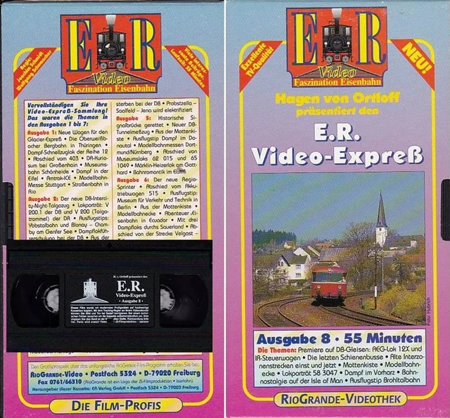 RIO-GRANDE EISENBAHN ROMANTIK Video-Expreß - Ausgabe 8 (VHS) EUR 1,00 ...