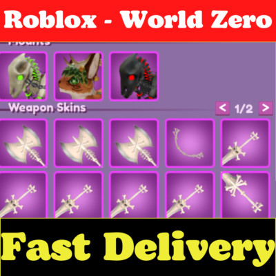 ROBLOX WORLD ZERO Sleigh Mount £7.40 - PicClick UK