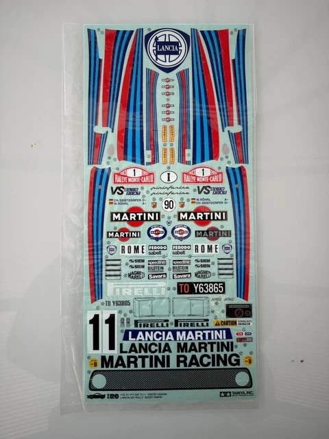 TAMIYA 58278 LANCIA 037 Rally Decal/Sticker Sheet - 9494051 - NIP ...