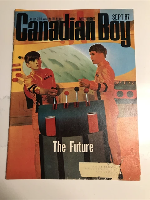 CANADIAN BOY MAGAZINE September 1967 Boy Scouts Canada Space The Future ...