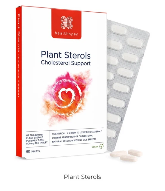90 HEALTHSPAN PLANT Sterols / lower cholesterol Tablets Exp 2/26 £13.99 ...