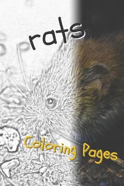 RAT COLORING PAGES: Beautiful Rats Drawings for Kids and for Adults ...