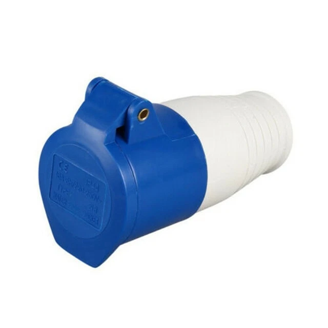 HAUPTANSCHLUSS STECKDOSENADAPTER 240V 16A Wohnwagen Wohnmobil Camper ...