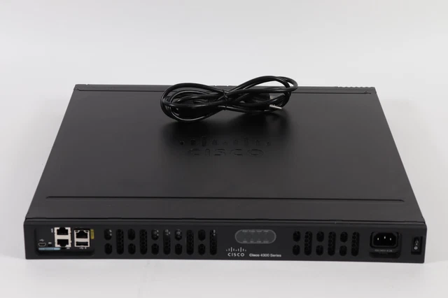 CISCO ISR4331 4300 Integrated Services Router NIM-4FXS SMX-1T3/E3 £113. ...